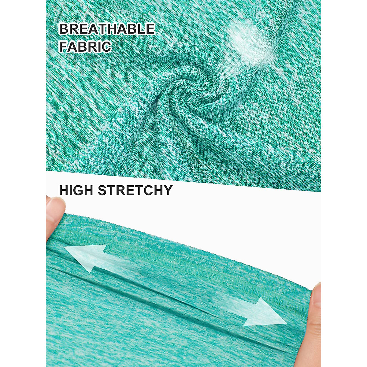 Kimmery Womens Workout Tops for Women Short Sleeve Shirts for Women Summer Tops for Women 2024 Gym Tops Athletic Tops for Women Light Green Top M