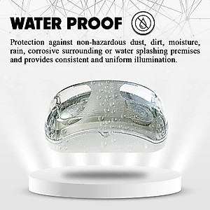 Ciata Led Emergency Lights for Business with Battery Backup, Outdoor Emergency Lighting Commercial in Thermo Plastic Housing with Two Halogen Ultra Bright Lamp Heads, Emergency Egress Light