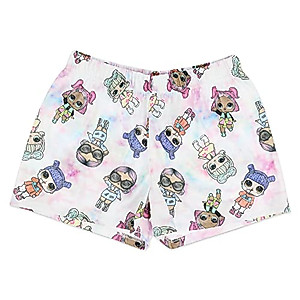 L.O.L. Surprise! Pajamas for Girls, 2-Piece Polyester Shirt and Shorts Set, Pink Print, Girls' Size 10/12