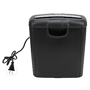 Paper Shredder Stationery Electric Mute Supplies Mini Household Office 220V 110V Document Shredder EU Electrical Home Shredder Shredders (US Plug 110V)