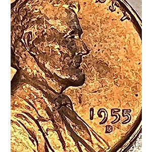 1955 D Lincoln Cent D/D RPM7 Penny Seller MS-65