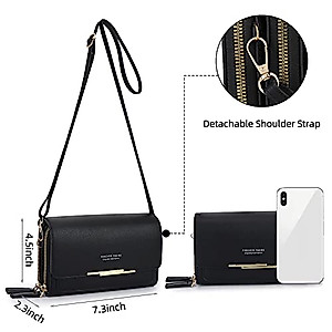 fannos Small Purses For Women Small Purse Wallet Purse Small Purses Side Purse Wallet Purse For Women Bolso Purse Wallet Small Womens Purse Cute Small Purse Wallet Bag Long Strap Purses For Women