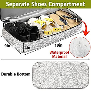 Gym Bag for Women Weekender Bag - Travel Duffle Bag with Waterproof Shoe Compartment 3pcs Set Carry On Overnight Bags for Business Trip Travel Gym Yoga Sports