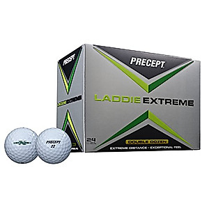Precept 2017 Laddie Extreme Golf Balls (24 Balls), White