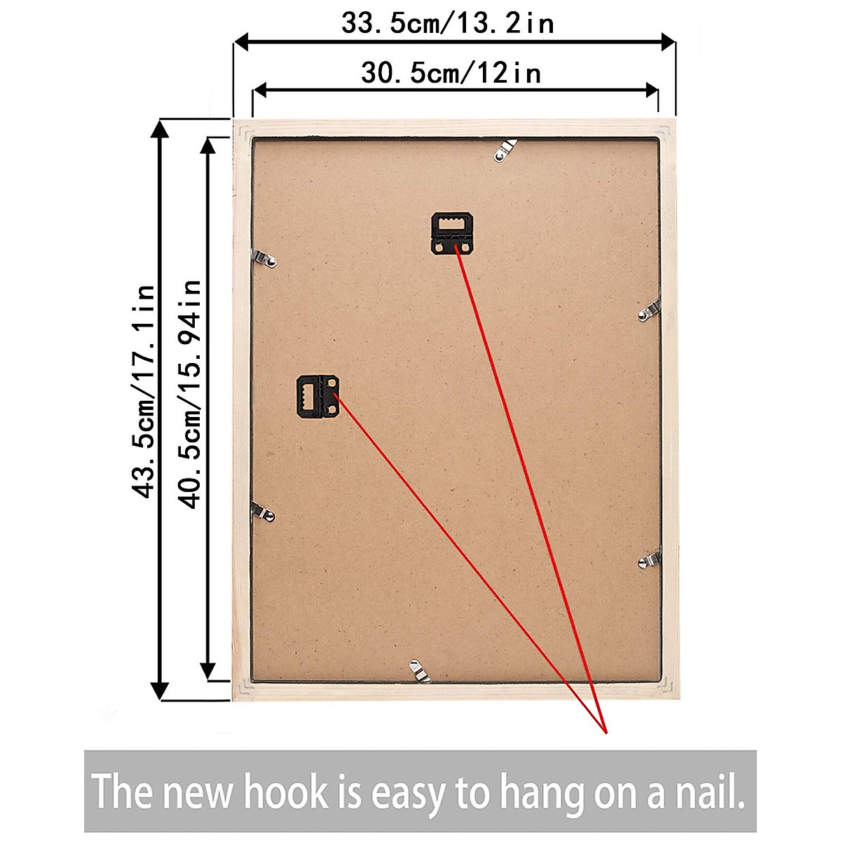 WKDP 12x16inch Diamond Painting Picture Frame 30x40cm Diamond Art frames ,Display Pictures 10x14 inch With Mat or 12x16 Without Mat, Wall Hanging Decoration Poster Frame Photo Frame Cross Stitch