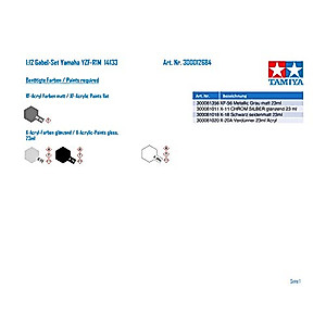 TAMIYA 12684 – 1:12 Fork Set Yamaha YZF-R1M 14133, Model Building, Plastic Kit, Hobby, Crafts, Gluing, Model Kit, Model, Assembly