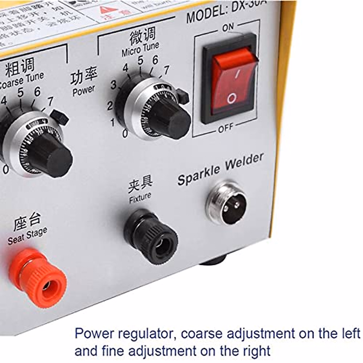 GAOMIN 200/400w 220/110v 30/80A 0.5-1mm Welding Range Automatic Spot Welder,Jewelry Welding Machine,Pulse Sparking Spot Welder Jewelry Tool with Foot Pedal for Platinum,Gold,Silver and Steel,80A