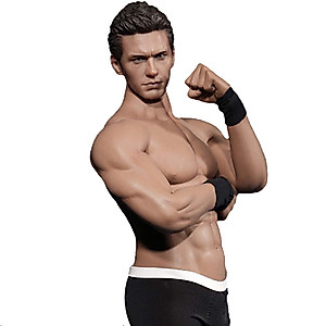 HiPlay 1/6 Scale Male Figure Head Sculpt, Handsome Men Tough Guy, Doll Head for 12" Action Figure Phicen, TBLeague (DH01 Head Sculpt)