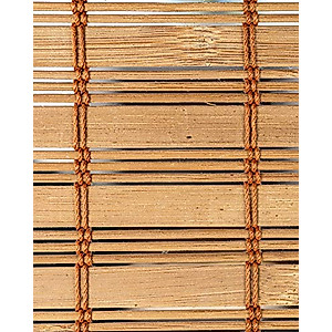 CHICOLOGY Bamboo Blinds , Shades Roman for Windows Window Home Patio & Shade 27"W X 64"H, Squirrel