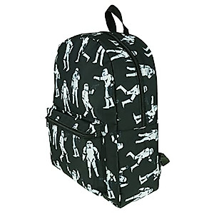 KBNL Star Wars -Storm Trooper Deluxe All Over Print Backpack - 64957, Black