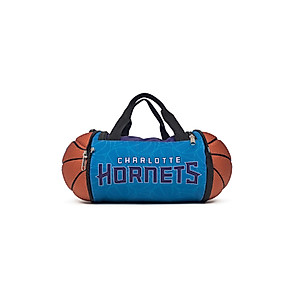 MACCABI ART Official Charlotte Hornets Collapsible Insulated Basketball Lunch Bag, 13.4” x 5.75” x 5.75”