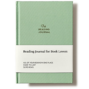 KUNITSA CO. Reading Journal. Book Journal for Book Lovers & Readers. Review and Track Your Reading (Green) - 52 book reviews