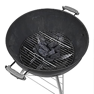 OLIGAI Stainless Steel Charcoal Rails for Weber Charcoal Grill,Indirect BBQ Grilling Accessories for 18/22/26 Inch Weber,Replacement for 7402 Charcoal Rails(Set of 2)