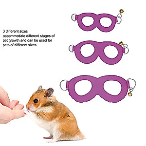 Hamster Harness and Leash Set No Pulling Guinea Pig Striped Harness Hamster Harness Vest or Ferret, Iguana, Hamster, Bearded Dragon Purple