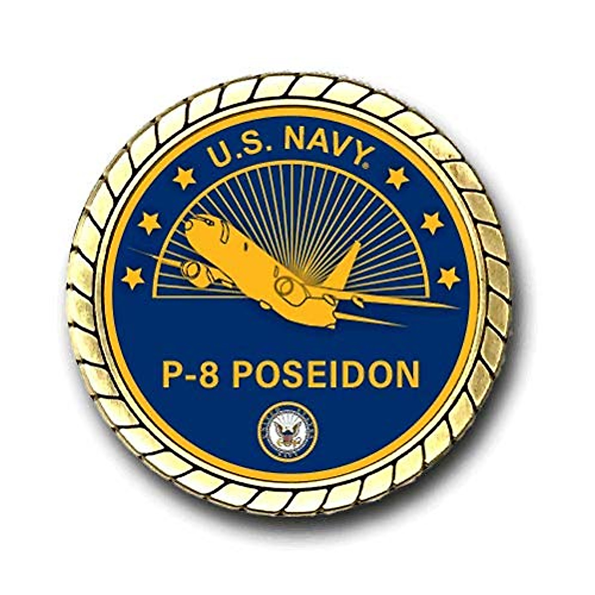 US Navy P-8 Poseidon Challenge Coin Officially Licensed
