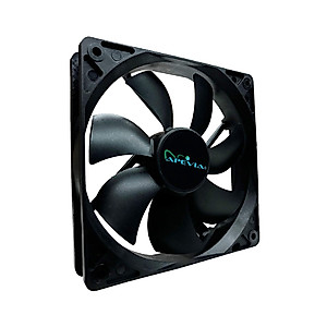 Apevia CF1012S-BK 120mm 4pin Molex & 3pin Motherboard Black Silent Case Fan (10-pk)