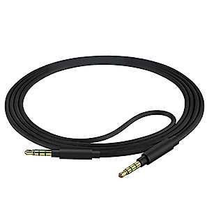 Geekria QuickFit Gaming Audio Cable Compatible with Turtle Beach Talkback/Headsets Extension Cord for The Playstation 4 / Chat/Xbox One Cable, 3.5mm Aux Replacement Stereo Cord (6 ft/1.7 m)