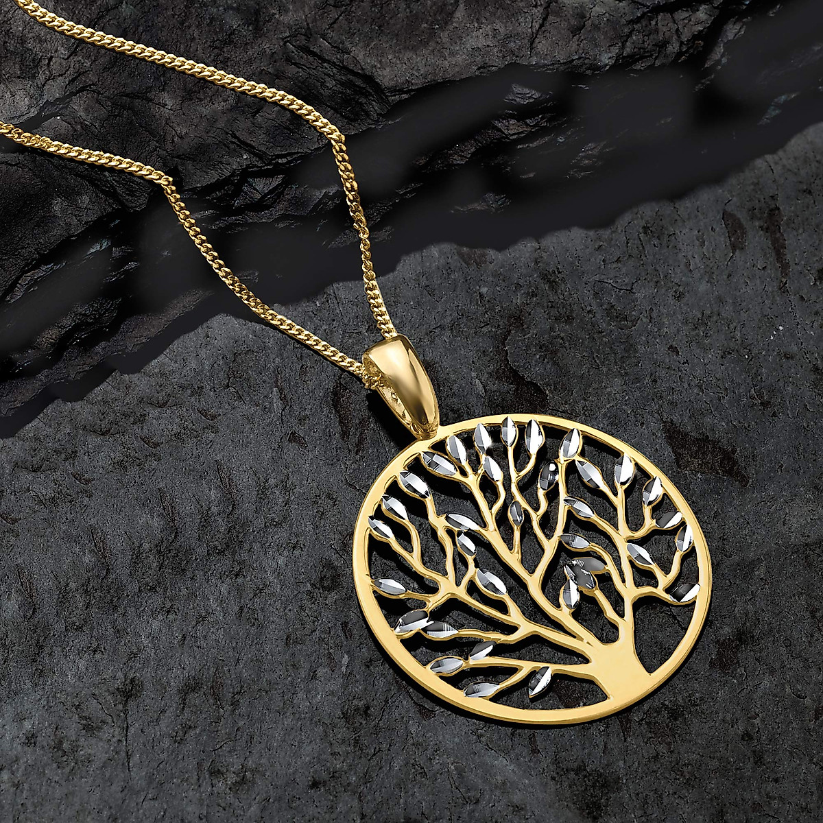 Ross-Simons Italian Cut-Out Tree of Life Pendant Necklace