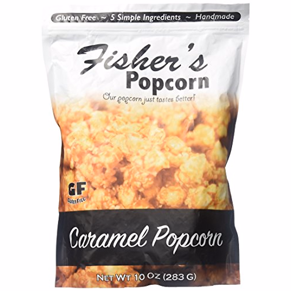 Fisher's Popcorn Caramel Bag, 10 oz.