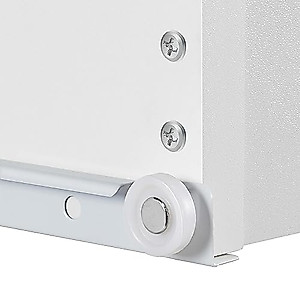 Yaheetech Nightstand with Drawers, 3-Drawer Bedside Table with Storage Space, Bedside Table Bedside Cabinet Accent Table with Sturdy Base for Bedroom, White