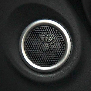 VOYZ Mini Car Tweeter Kit - 180W Power | 1.6" High Frequency Silk Dome | High Fidelity, Efficiency | 4Ω Impedance | Dual Mounting - Surface or Angle | Black - 1 Pair