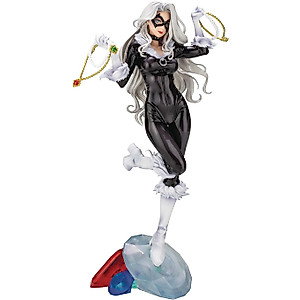 Marvel's Black Cat (Steals Your Heart Version) Bishoujo Statue, Multicolor