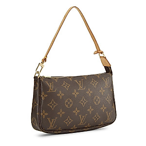 Louis Vuitton, Pre-Loved Monogram Canvas Pochette Accessoires, Brown