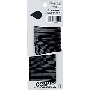 CURVED BOBBY PINS 60 PK BL