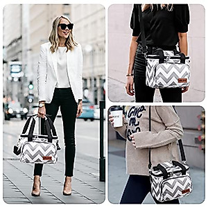 uoloao Large Lunch Bag Men Women for Work, 18Can(10L) Insulated Lunch Box Cooler Bag Leakproof, Adult Lunch Box with Adjustable Shoulder Strap for Office Picnic Beach School