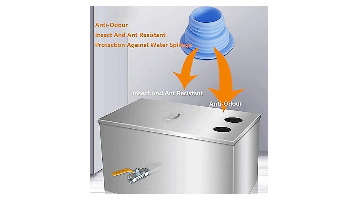 Portable Stainless Steel Grease Trap for Commercial Kitchens