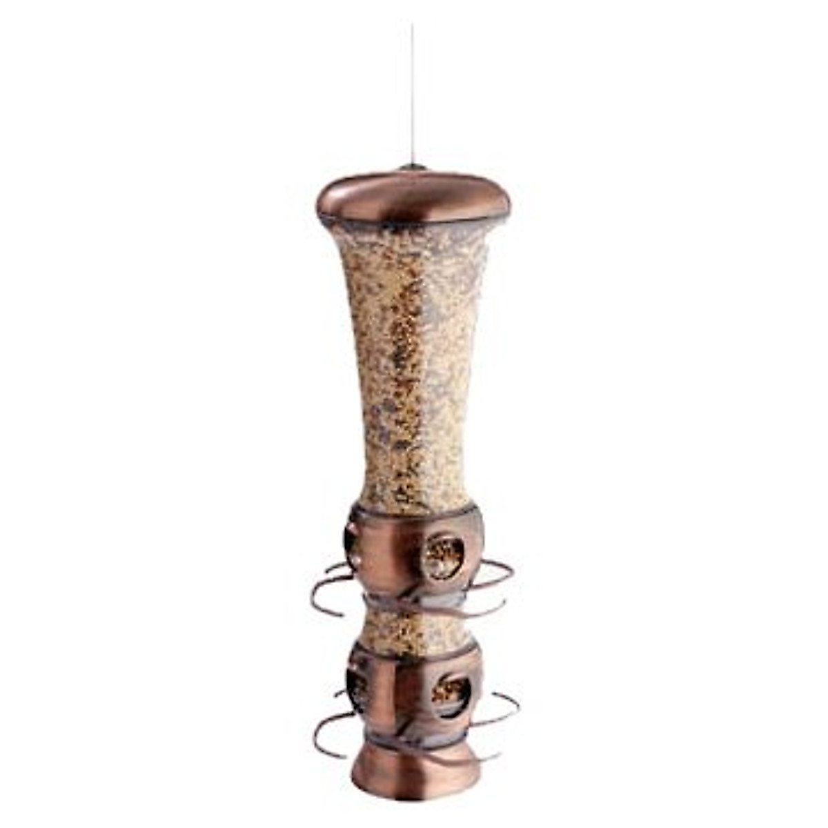 Perky-Pet 112-4 Select-A-Bird Tube Feeder with Metal Finish