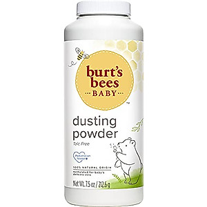 Burt's Bees Baby 100% Natural Dusting Talc-Free Baby Powder, 7.5 Oz