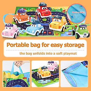 ZMZS Baby Toy Cars for 1 Year Old,Toddler Push and Go Toy Vehicle for 6 to 12 Months,Infant Rattle & Roll Toy Trucks,Preschool Learning Gift for 2 3 Years Old Boys Girls