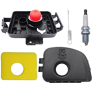 Hippotech 595663 Air Filter Base, 595660 Air Cleaner Cover & 799579 Air Cleaner Foam Filter Replacement for Briggs Stratton 450E 500E 550E 550Ex Engine Lawn Mower