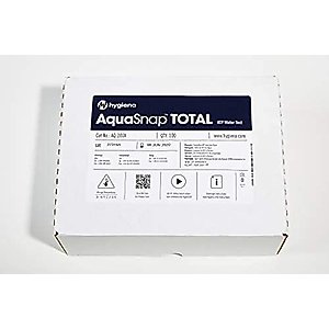 Bio Shield Tech Hygiena Aquasnap Total AQ-100X, Water ATP Testing Kits for Both Free and Microbial ATP, Water Quality Test Kit for Water Cooling Towers, Used with Hygiena Luminometers (100 Per Box)
