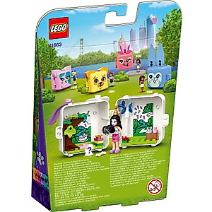 LEGO Friends Emma’s Dalmatian Cube 41663 Building Kit; Puppy Toy Creative Gift for Kids Comes with an Emma Mini-Doll Toy, New 2021 (41 Pieces)