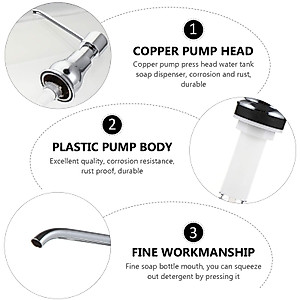 Soap Dispenser Hand Sink Dispenser Pump Lotion Dispenser Bathroom Dispenser Accessories Dispenser for Kitchen Sink Wash Basin Dispenser