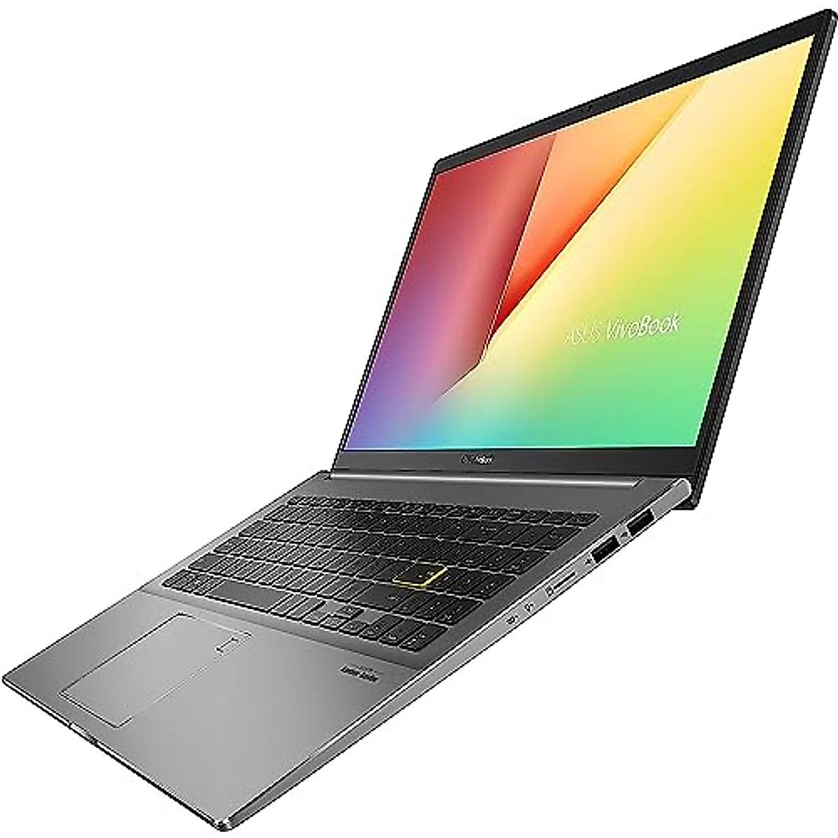 ASUS VivoBook S533EA Home & Business Laptop (Intel i7-1165G7 4-Core, 8GB RAM, 512GB PCIe SSD, Intel Iris Xe, 15.6" 60Hz Full HD (1920x1080), Fingerprint, WiFi, Bluetooth, Win 10 Pro) Refurbished