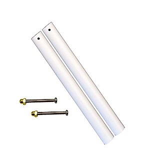 LFSUM 2PCS Cup Turner Wands Cuptisserie 3/4inch 20mm Diameter Arm Replacement Cup Wands arms for Cup Turner Spinner Machine, Tumbler Rotisserie kit (Grey)