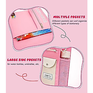 MINIQ Tote Bags for Teen Boys and Girls, Kids Tote Bag School Supply Organizer,Craft Tote Bag for Artist Courese & DIY