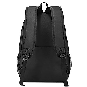 IRYZE Teens Cartoon We Bare Bears Laptop Knapsack Student Canvas Bookbag-Durable Rucksack Travel Bag for Outdoor