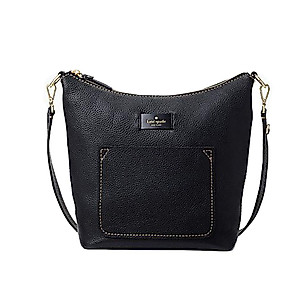Kate Spade New York maple street janelle leather shoulder bag - black $278