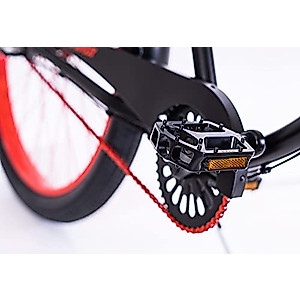 Vivelo Rider Beach Cruiser for Men Complete Bike | Lightweight Aluminium Frame, Coaster Brake, Lights Set, 26-Inch | Adult Bicycle Perfect for City, Outdoors, Terrain, Urban Hills | (3-Speed, Monza)