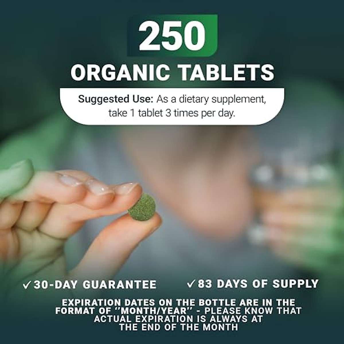 Dr. Berg's Greens Superfood Cruciferous Vegetable Tablets - Vegetable Supplements for Adults w/ 11 Phytonutrient Super Greens Tablets - Energy, Immune System & Liver Veggie Tablets - 250 Tablets