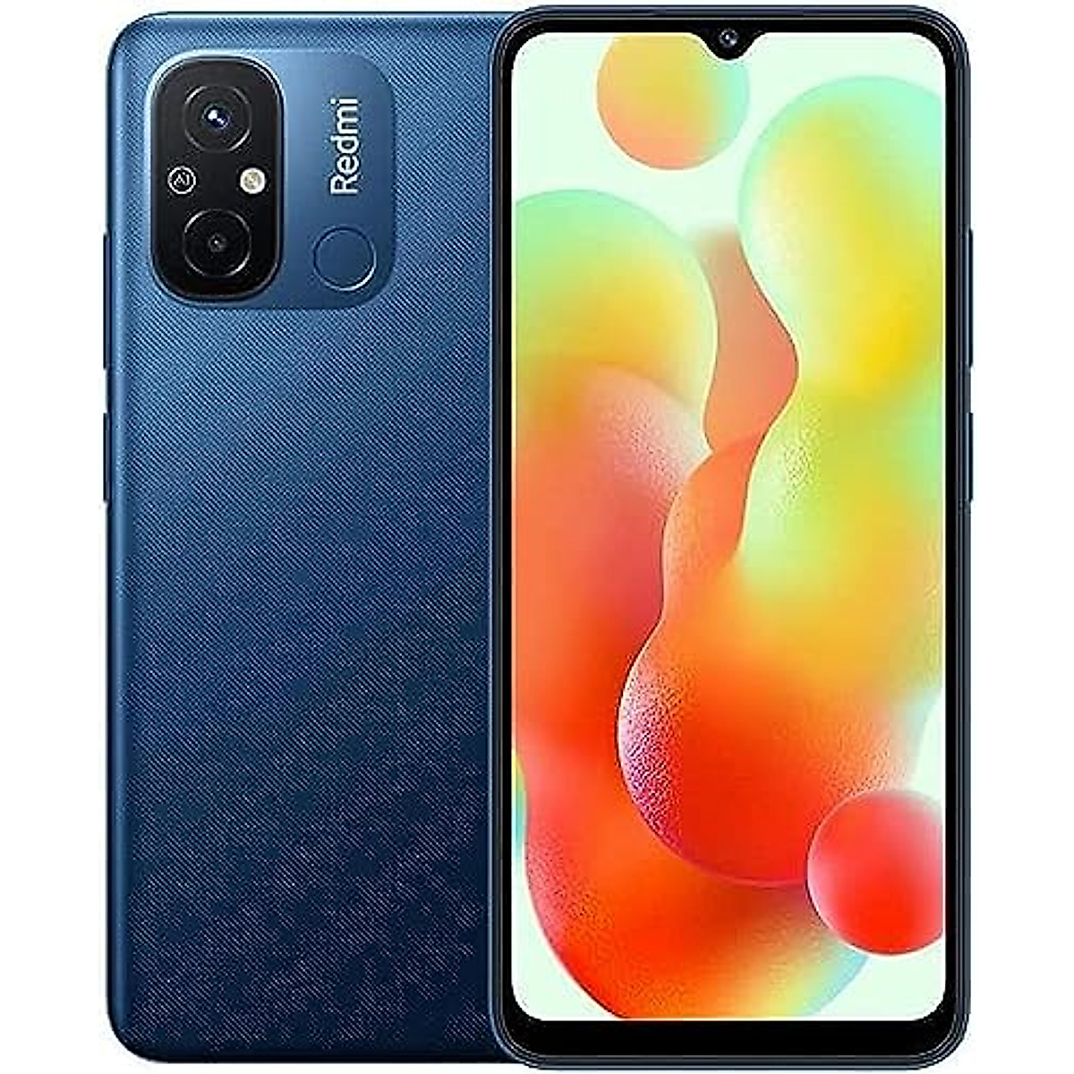 Xiaomi Redmi 12C 4G LTE (64GB + 3GB) Factory Global Unlocked GSM 6.71" 50MP Dual Camera (ONLY T-Mobile/Mint USA Market) + (w/Fast Car Charger Bundle) (Ocean Blue)