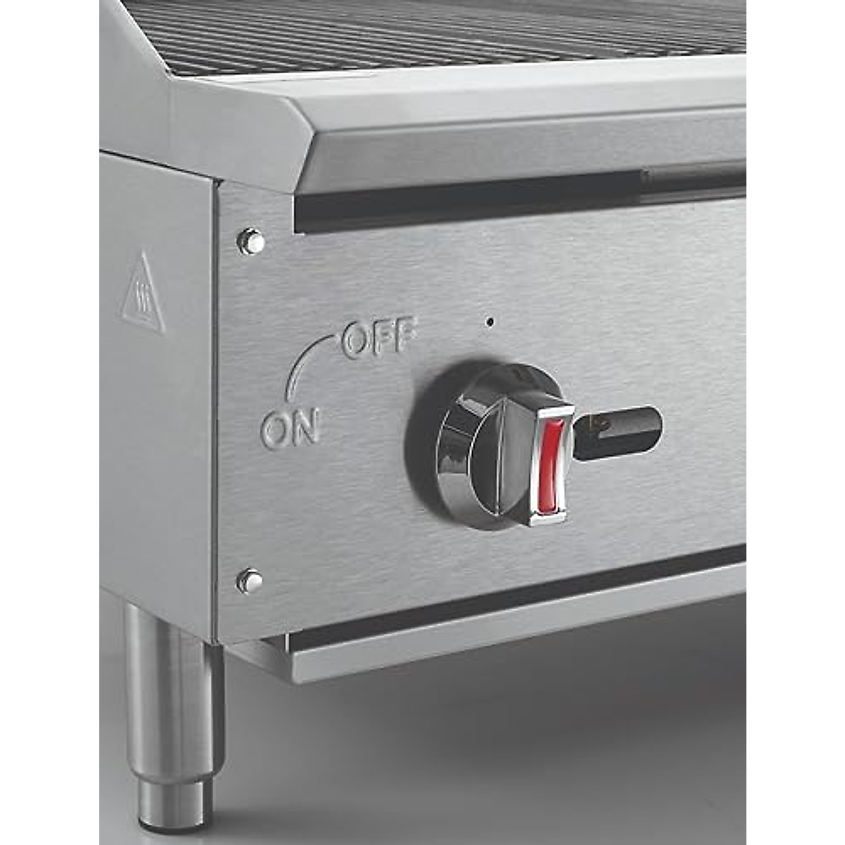 Kratos 29Y-002 36" Commercial Restaurant Gas Countertop Radiant Charbroiler, 3 Burners, 105,000 BTU Output