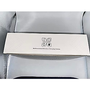 Wireless Charger 4 in 1 for Apple Charging Station for iPhone 15 Pro Max/14/13/12/11 AirPods Pro 2, iPad Stand Dock, Watch Charger for iWatch 9/8/7/6/SE, Charging Station for Apple Multiple Devices