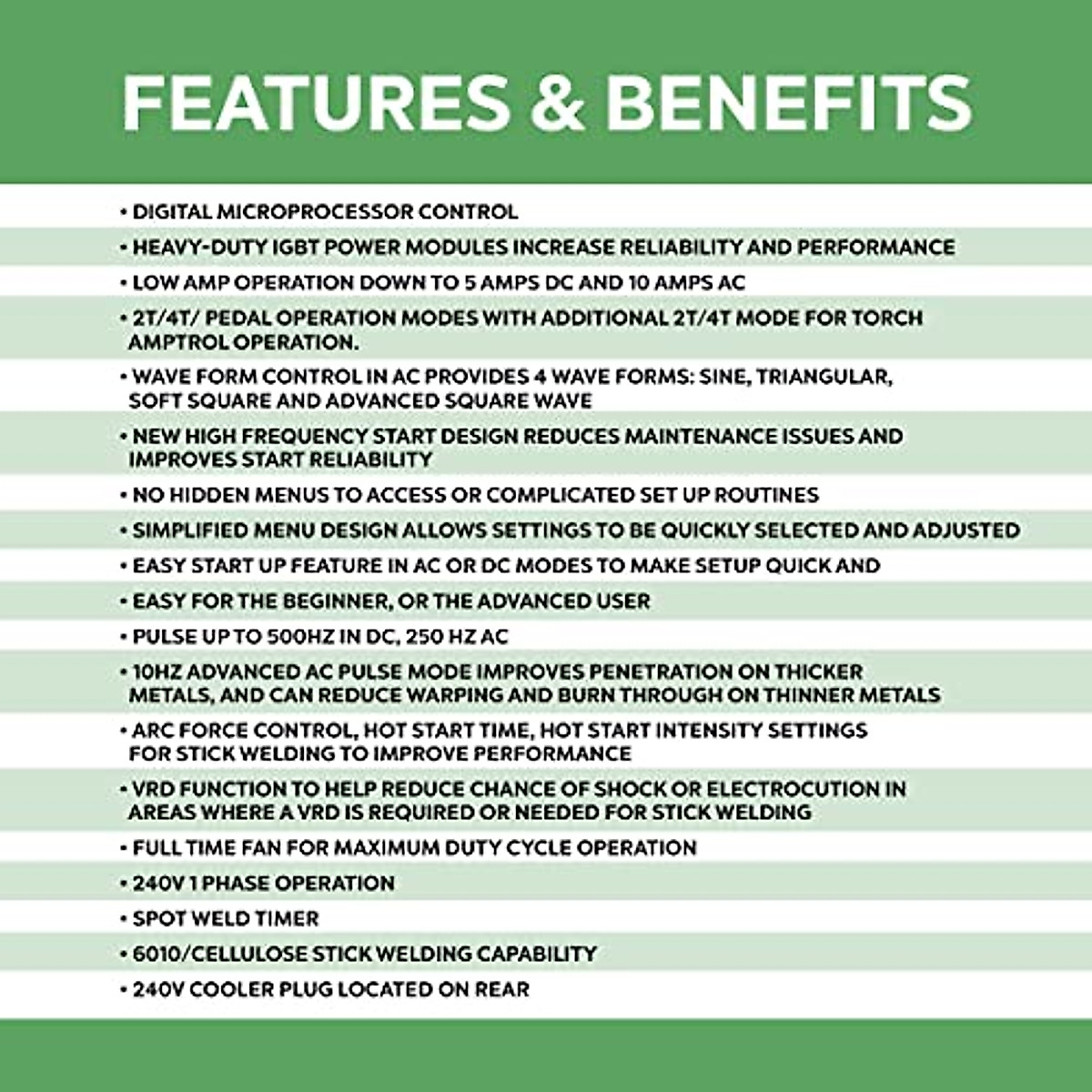 2022 Everlast PowerTIG 400 EXT Digital AC DC 400amp TIG STICK Pulse Welder