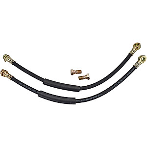 Rubber Brake Line Hose Set for 7/16 Inch-20 Calipers