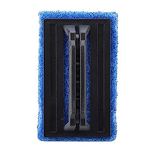 Yosoo Aquarium Fish Tank Cleaning Brush, Glass Algae Scraper Cleaner, Aquarium Cleaning Tool, Hand-held Plastic Bathroom Tile Surfaces Household Kitchen